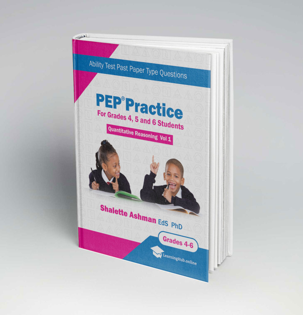 PEP Ability Test Past Paper Type Questions – Quantitative Reasoning ...
